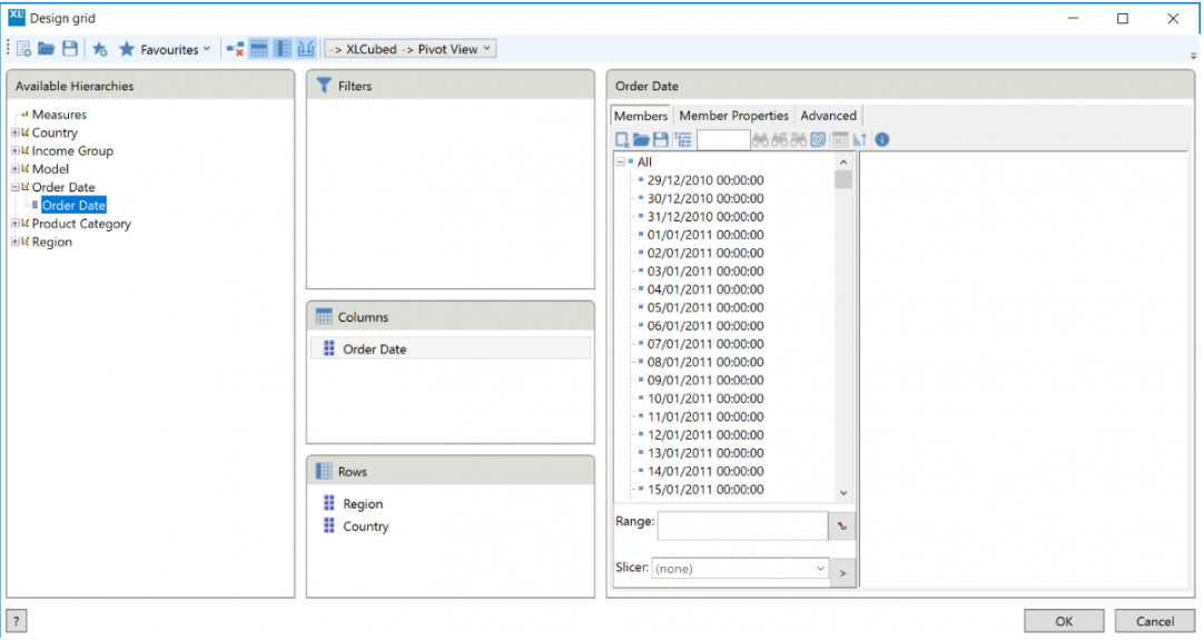 Pivot view multi-level hierarchies | Anapedia